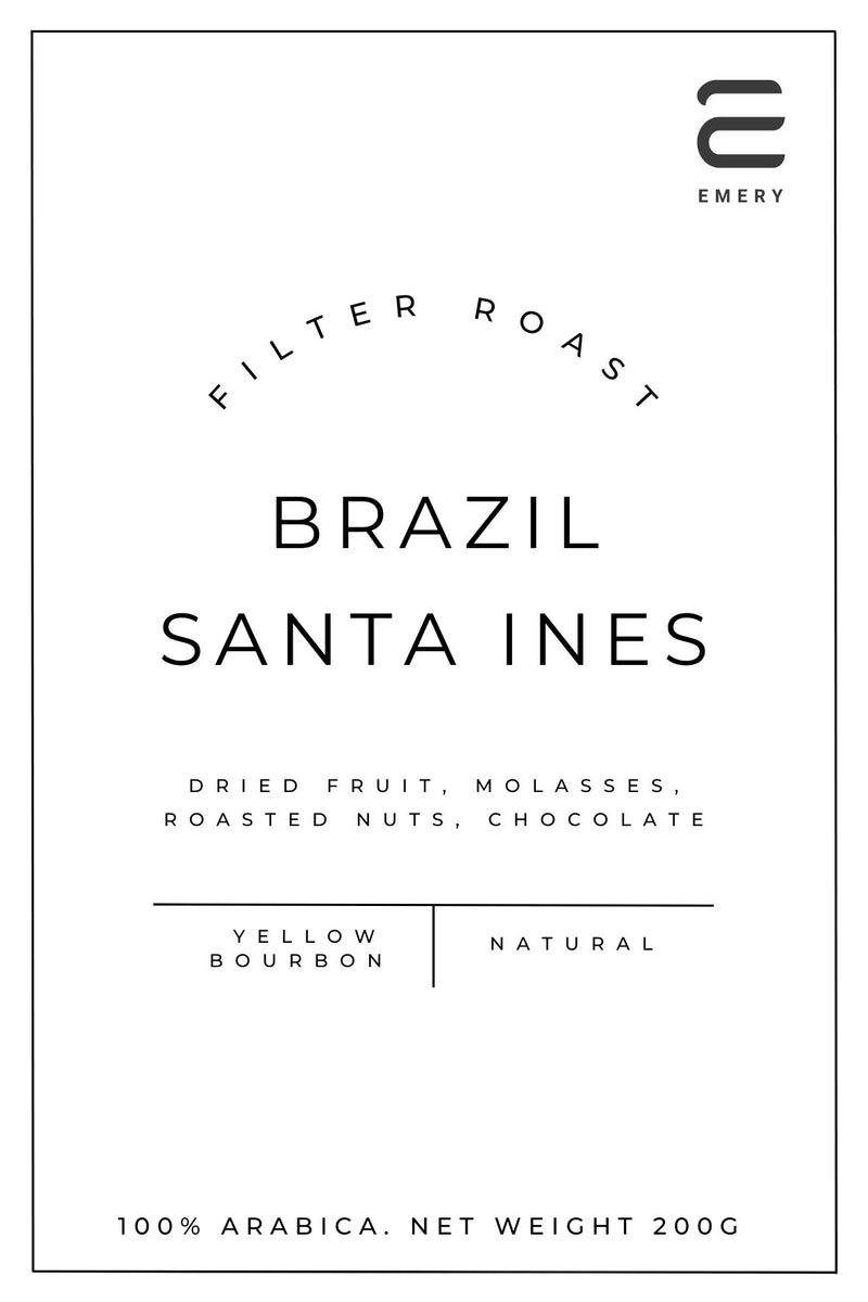 Brazil Santa Ines Filter Roast – Emery School of Coffee